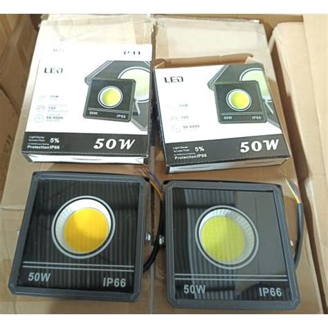 Jual Lampu Sorot Led Cob Kuning Putih W Watt Tembak Led Watt
