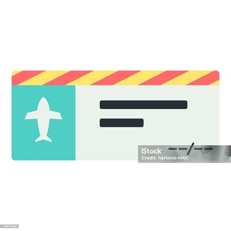 탑승권 여행 요소 여행 테마와 플랫 벡터 스타일이 있는 벡터 그림입니다 게이트에 대한 스톡 벡터 아트 및 기타 이미지 게이트 공항 관광 Istock