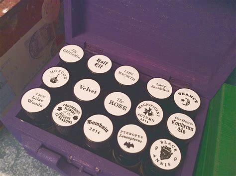 Winter Hébert Beautiful AND Useful Cap Labels for our BPAL Collection