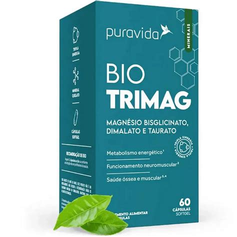 Bio Trimag Magnésio Bisglicinato Dimalato Taurato 60 Caps