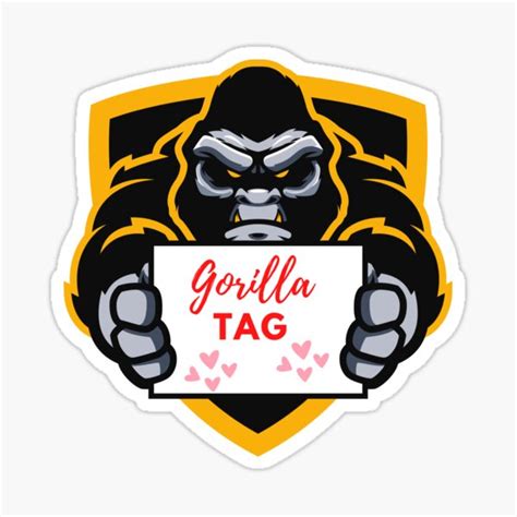 Gorilla Tag Pfp Maker Funny Gorilla Tag Mods Sticker By Stylish Choice Redbubble
