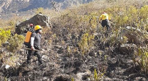 Cusco Combaten Incendio Forestal En Inmediaciones De Machu Picchu Fotos