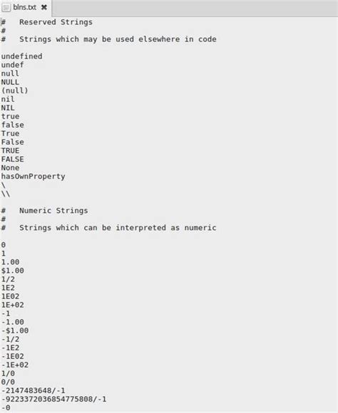 Find XSS Vulnerable Sites With The Big List Of Naughty Strings Null