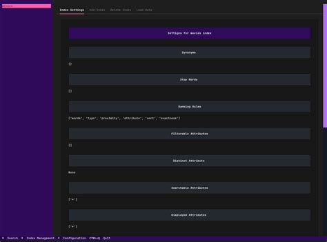 Meilisearch Tui · Pypi
