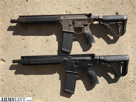 Armslist For Sale Daniel Defense Mk18 5 56 Sbr In Black And Mil Spec