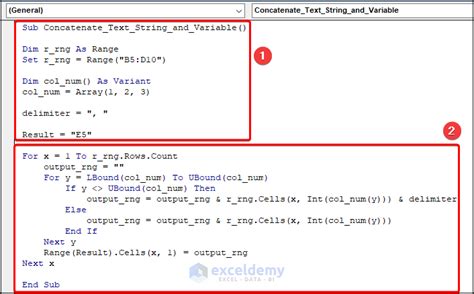 How To Concatenate String And Integer With Vba 5 Easy Ways