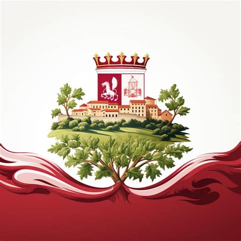 Papel de parede da bandeira do grão ducado da toscana Foto Premium
