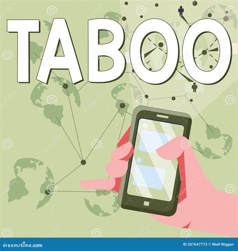 Writing Displaying Text Taboo Conceptual Photo A Social Or Religious