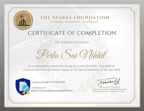 perla sai nikhil on linkedin internship thesparksfoundation