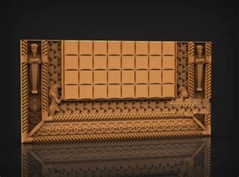 3d Chess Board Model 3d Stl Drawing Files For Cnc Machine 3d Printer