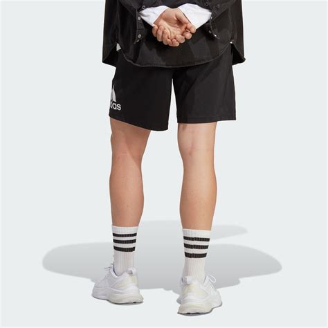 Adidas Essentials Logo Shorts Black Adidas Uae
