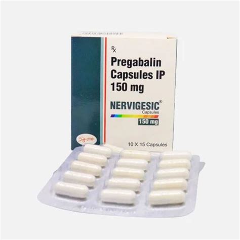 Nervigesic Pregabalin Capsules Signature 10x15 Capsule At Rs 300 Box
