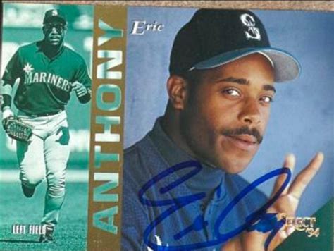 Eric Anthony Autographed 1994 Score Select 286 Under The Radar Sports