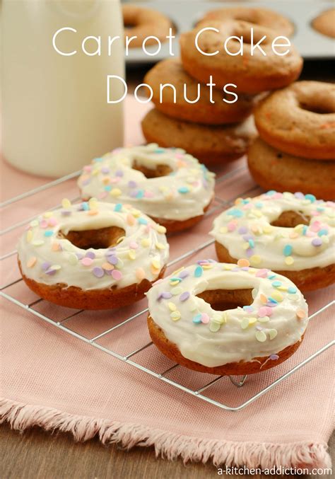 Carrot Cake Donuts A Kitchen Addiction