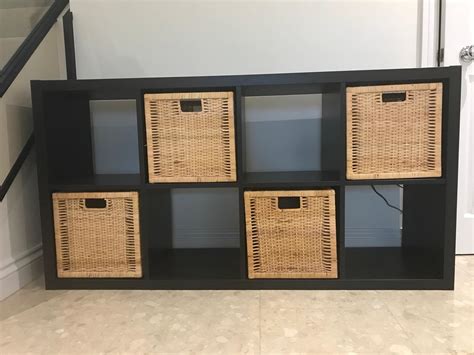 Ikea Kallax Unit With Wicker Baskets In Wychavon Für £ 30 00 Zum