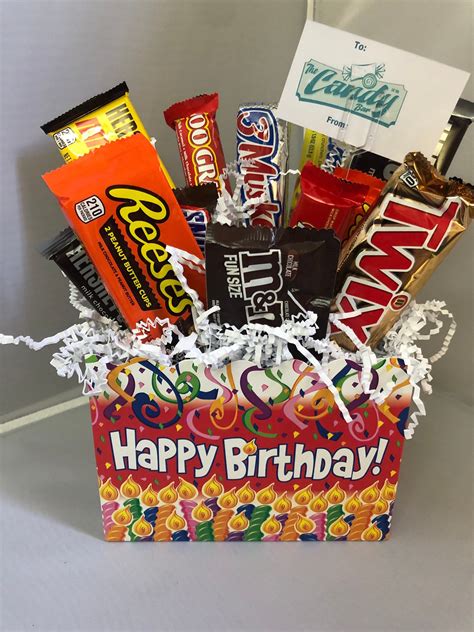 Happy Birthday Candy Arrangement T Box Etsy Candy Arrangements