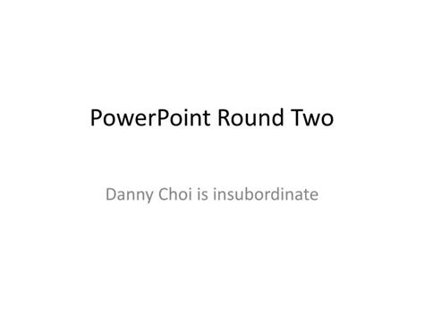 PPT PowerPoint Round Two PowerPoint Presentation Free Download ID