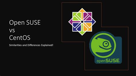 Opensuse Vs Centos Similarities And Differences Embedded Inventor
