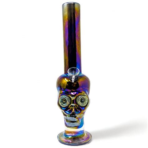 13 Skull Eyes Soft Glass Water Pipe Edgy Design Skygate Wholesale
