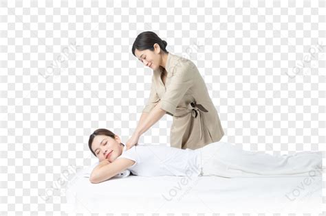 Female Back Massage Massage Woman Characters Back Massage Png