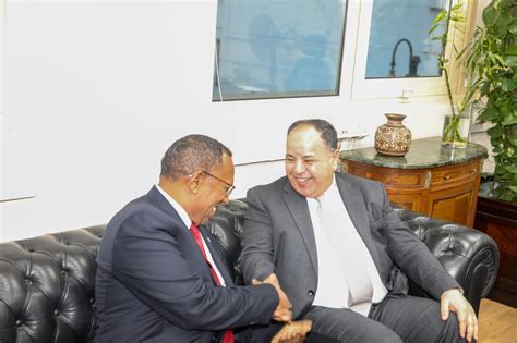 وزير المالية لـ نظيره الصومالي مستعدون لنقل التجربة المصرية في الضرائب
