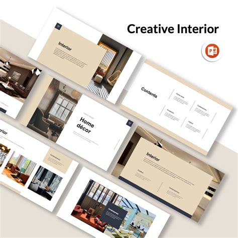 Creative Interior Project Presentation Template Original And High