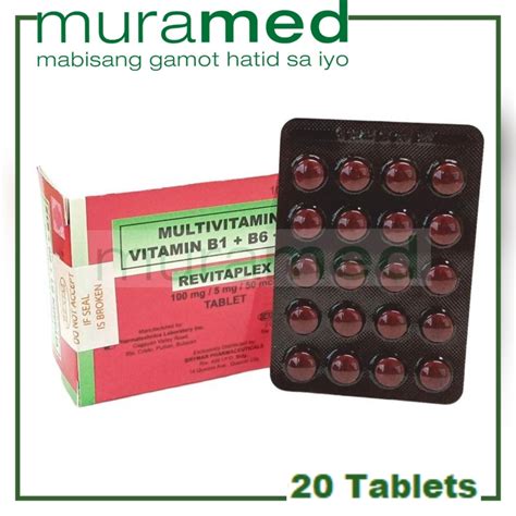 Vitamin B Complex Revitaplex Tablet 20s Lazada Ph