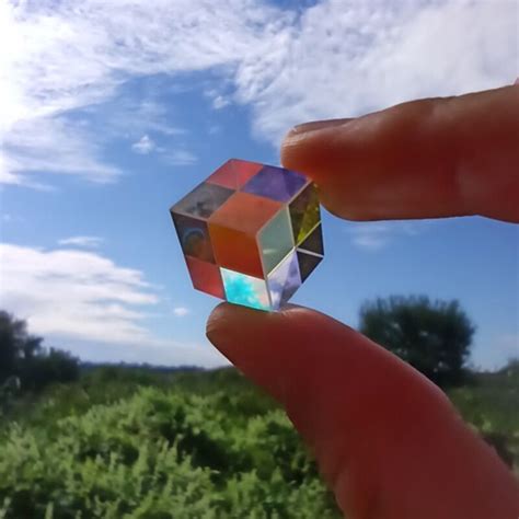 23 23 23mm Kubik Videnskabsterning Optisk Prisma P Grandado