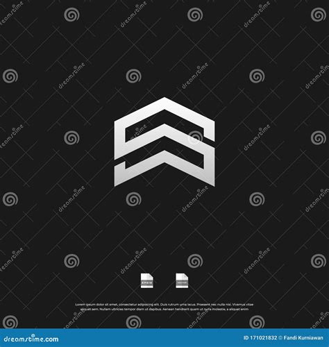 Letter S Monogram Logo Design Stock Vector Illustration Of Graphic