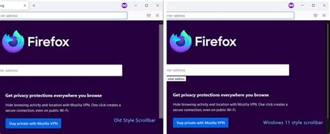 How To Enable Windows 11 Style Scrollbar In Firefox Browser Techtrickz