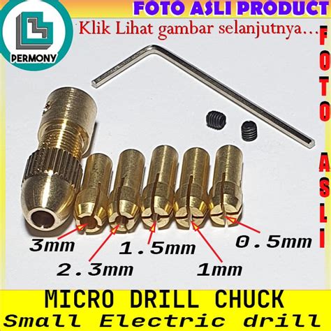 Jual Chuck Drill Micro Adapter Bor Mini Spindle Collet Shopee Indonesia