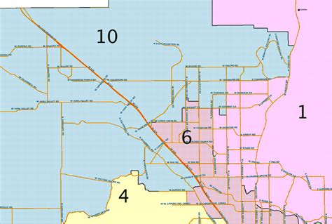 Pima County Justice Court Precinct Map
