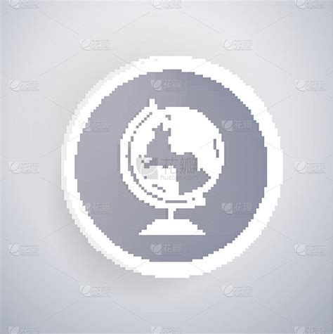全局图标按钮干净的矢量