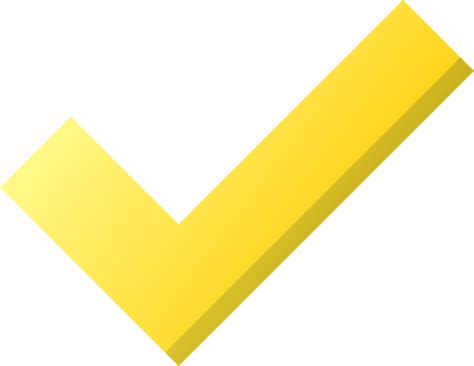 Yellow Check Mark Pngs For Free Download