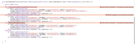 Switch Statement Sending Emails Mfmailcomposeresult Stack Overflow