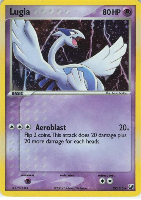 Lugia Cosmos Holo 29 Prices Pokemon Unseen Forces Pokemon Cards