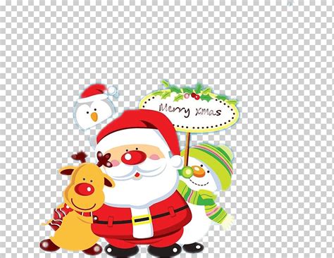 Descarga Gratis Adorno De Navidad Santa Claus árbol De Navidad