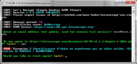 Exception The Object Identifier Does Not Represent A Valid Object · Issue 536 · Win Acmewin