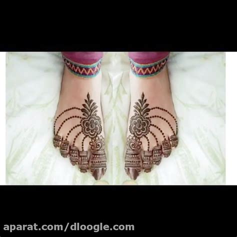 شیک ترین طرح های تتو با حنا هندی پارت 60