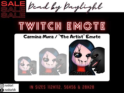 The Artist Cuddle Emote Dead By Daylight Killer Crow Emote