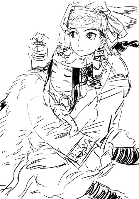 Asirpa And Amir Halgal Golden Kamuy And 1 More Drawn By Userzecg5533