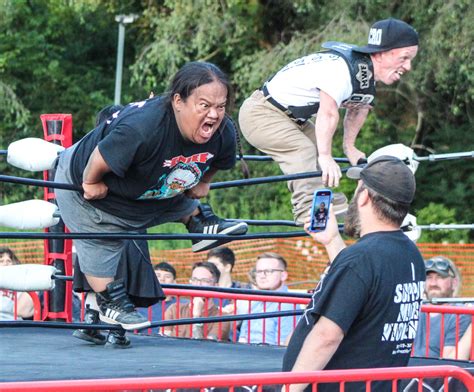 Micro Wrestling Event Featuring Little People Performers Drew A Big