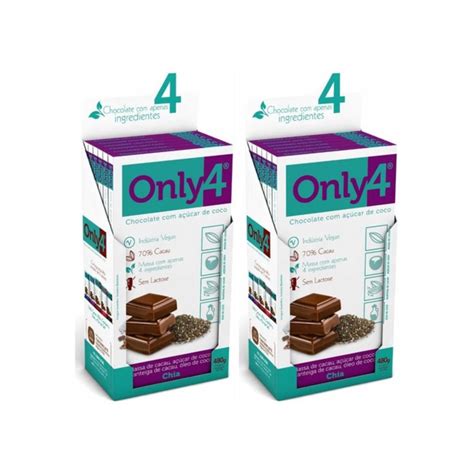 Kit C Only Chia Choco Vegano S Lactose G Dp C Un Shopee Brasil