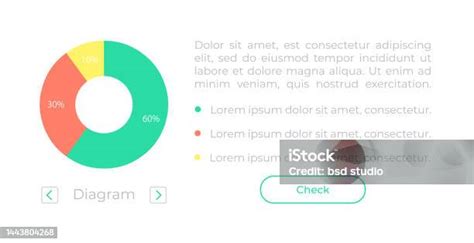 Round Diagram Ui Element Template向量圖形及更多website Wireframe圖片 Website