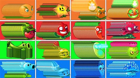 Pvz 2 Random 16 Team Plants Orange X Red X Green X Blue Which Team