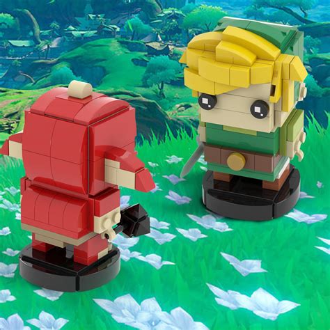 Mooxi Moc Botw Link And Bokoblin Brick Mini Headz Juego De Construcción De Figuras De Acción