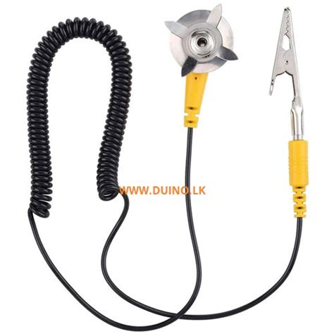 Anti Static Esd Mats Grounding Point Wire Alligator Clip Coil Cable