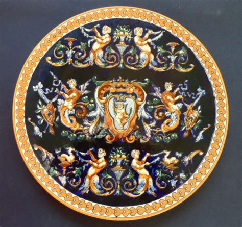 Faiencerie The Gien Assiette Décorativeplat à Gâteau Décor