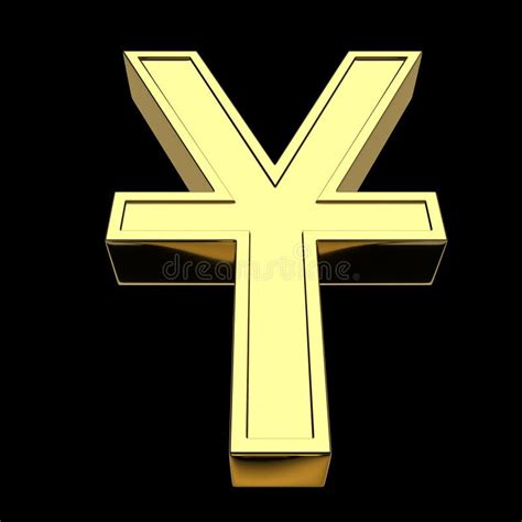 3d Rendering Of The Currency Symbol Chinese Yuan And Japanese Yen