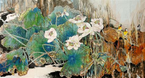 0118荷花中式国画 荷花图1192778x1505pxtif72dpi120装饰画超高清大图原图扫描真迹全图书画图片下载